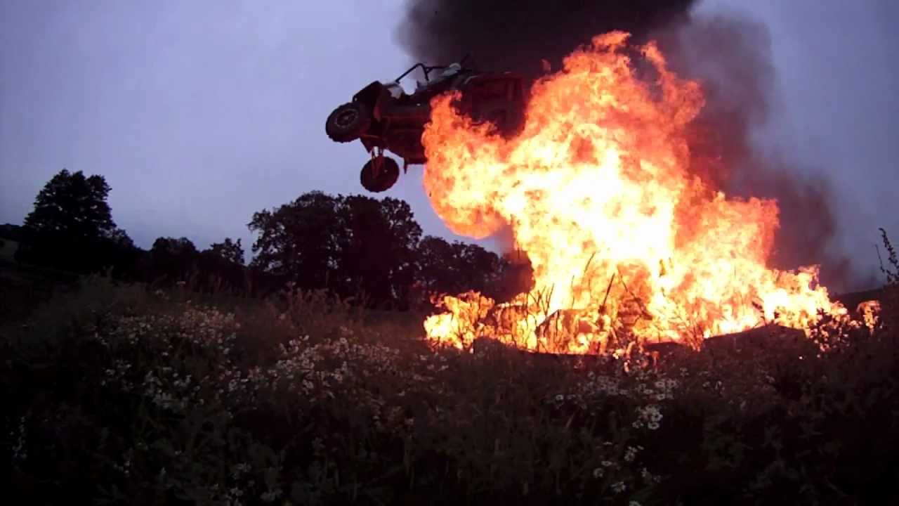 Polaris RZR Through the Flames! - YouTube