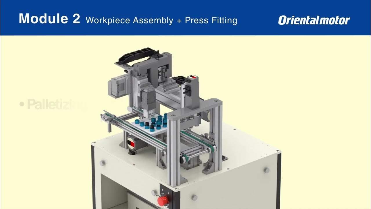 Modular Automation - Workpiece Assembly + Press Fitting - YouTube