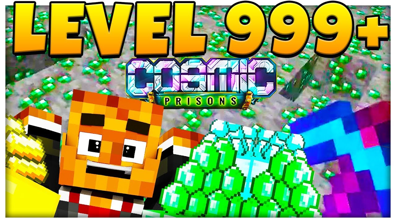 LEVEL 999+ WARDEN PRISONS! - Minecraft Prisons COSMIC JAIL BREAK #5 ...