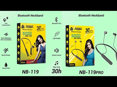 Aroma Bluetooth headphones unboxing and review|| full detail video ...