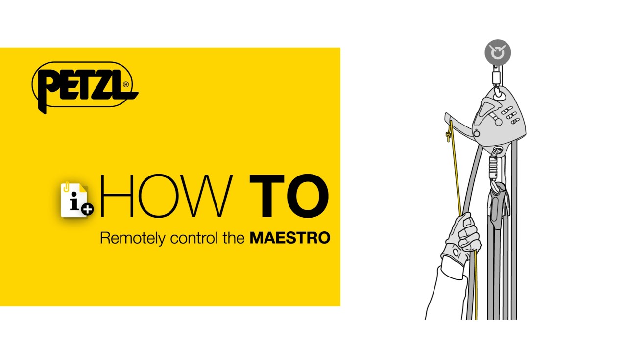 HOW TO remotely control the MAESTRO - Petzl - YouTube