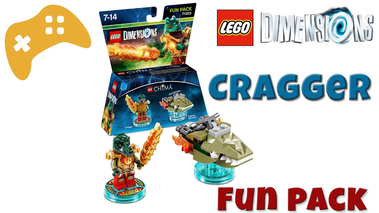 LEGO Dimensions Nederlands unboxing Cragger fun pack LEGO Chima - YouTube