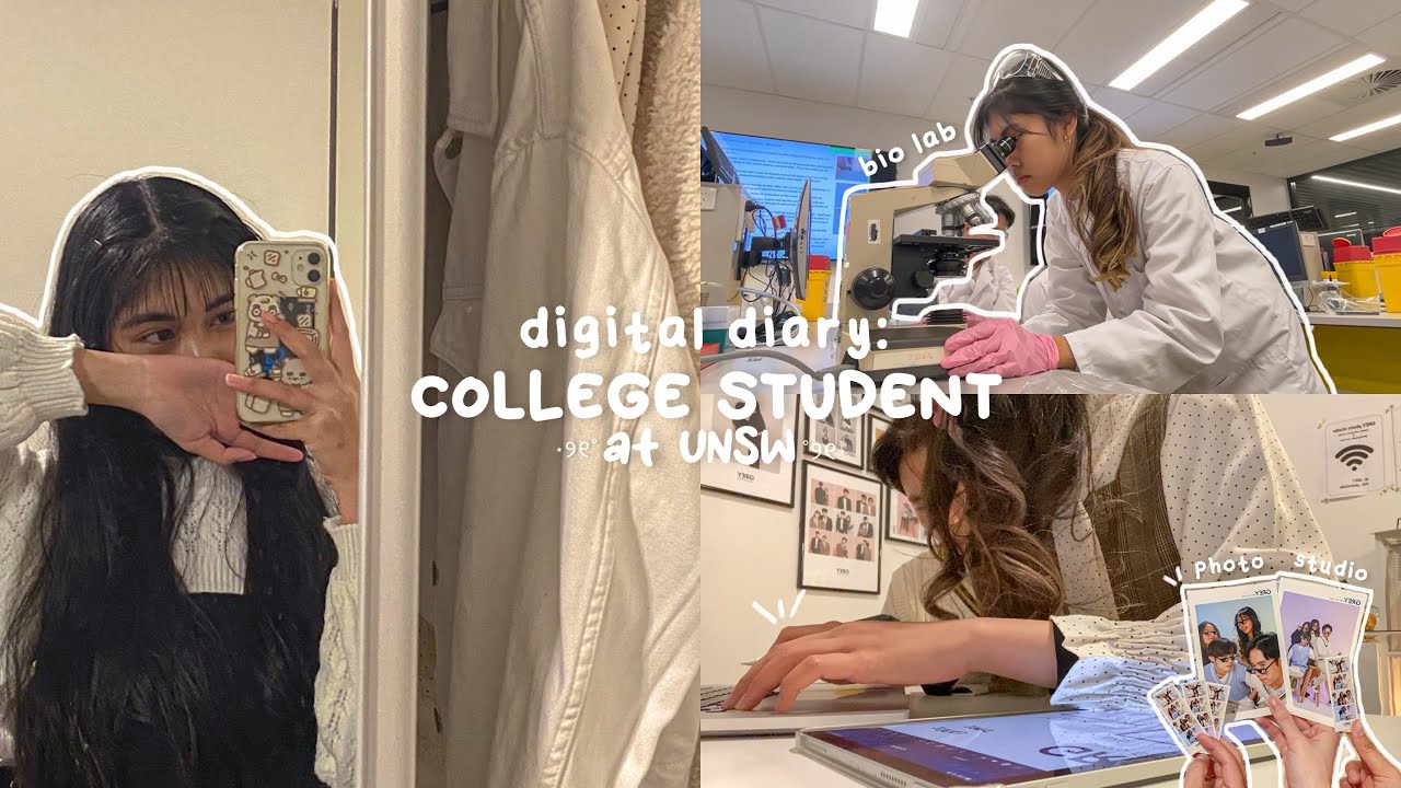 college diaries🔬🖇️: unsw student, bio lab, engineering project ...