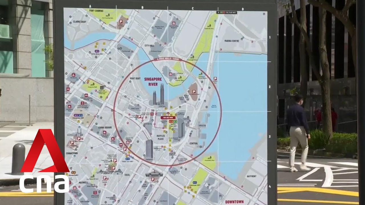 LTA pilots new wayfinding signs in CBD and Yishun to make walking ...