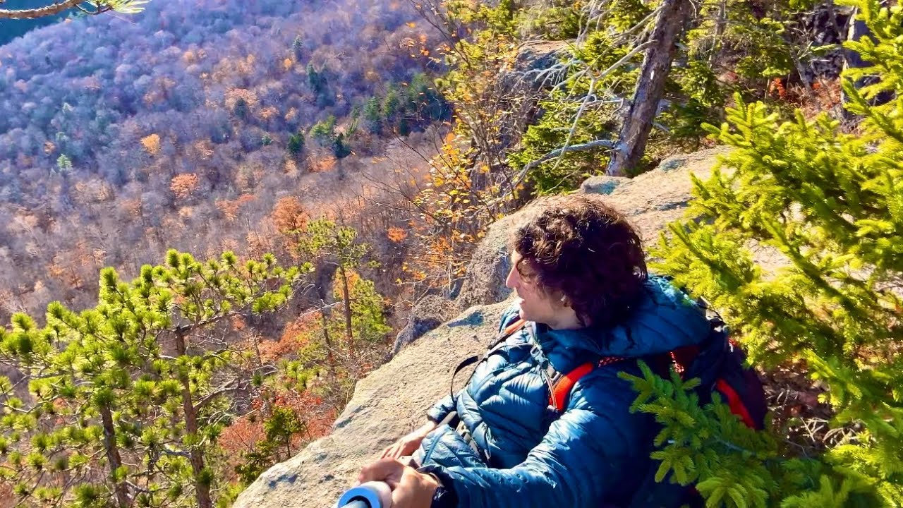 Hanging off Frankenstein Ledge, making plans: Canada? Zealand Hut? Get ...