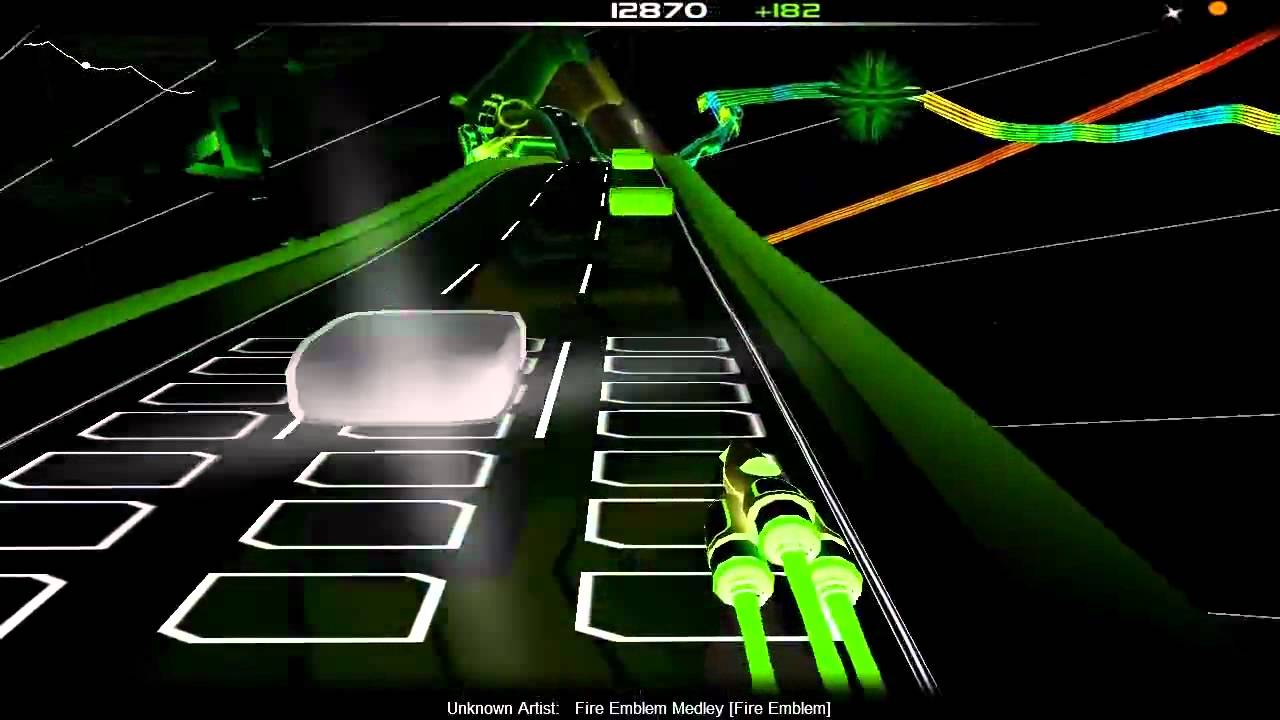 *Audiosurf* - Super Smash Bros Brawl - Fire Emblem Medley - YouTube