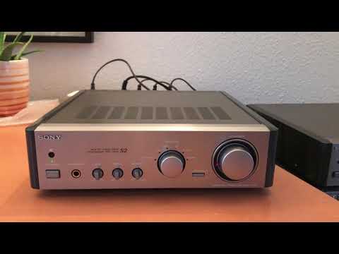 SONY TA-S2 stereo intergrated amplifier - YouTube