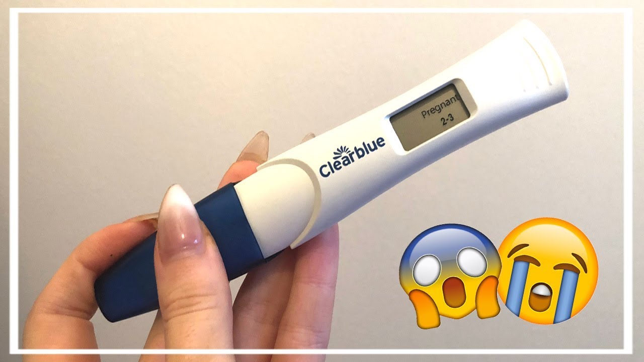 LIVE PREGNANCY TEST REACTION - YouTube