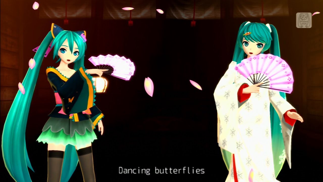 Project Diva F 2nd [Edit PV] Moon-Light-Dancing-Flower [#11 PV by ...