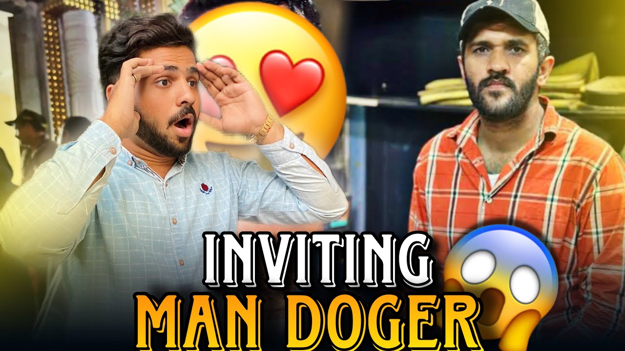 Inviting MAN DOGER ON MY COUSIN BARAT 😍😱 - YouTube