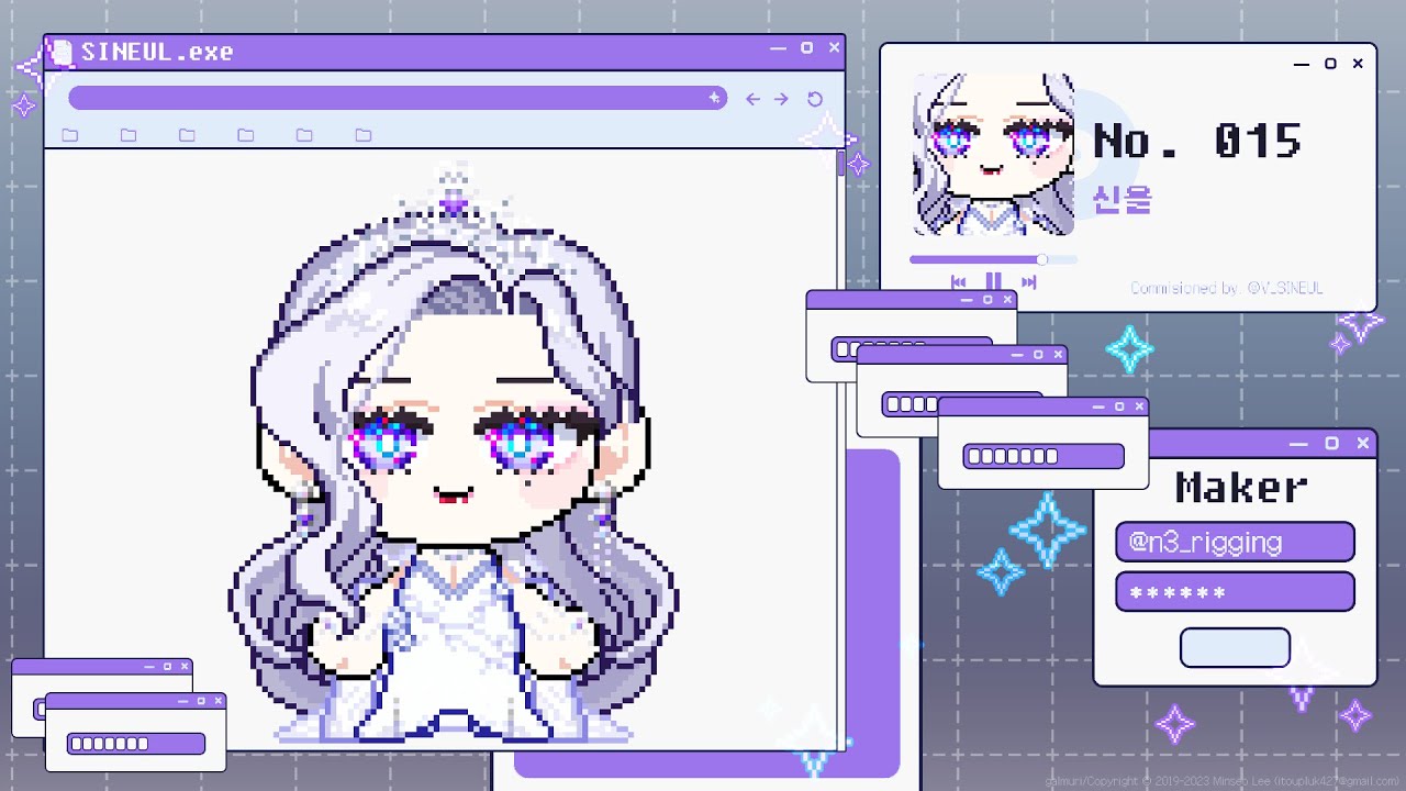 Live 2D showcase 【Pixel art】 :: 15 신을 - YouTube
