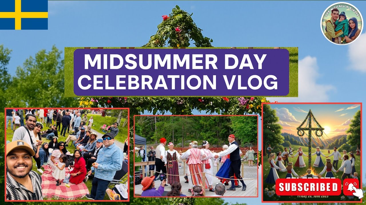 Midsummer Day Celebration Vlog 🇸🇪🎥 Full of Joy, Nature & Swedish ...