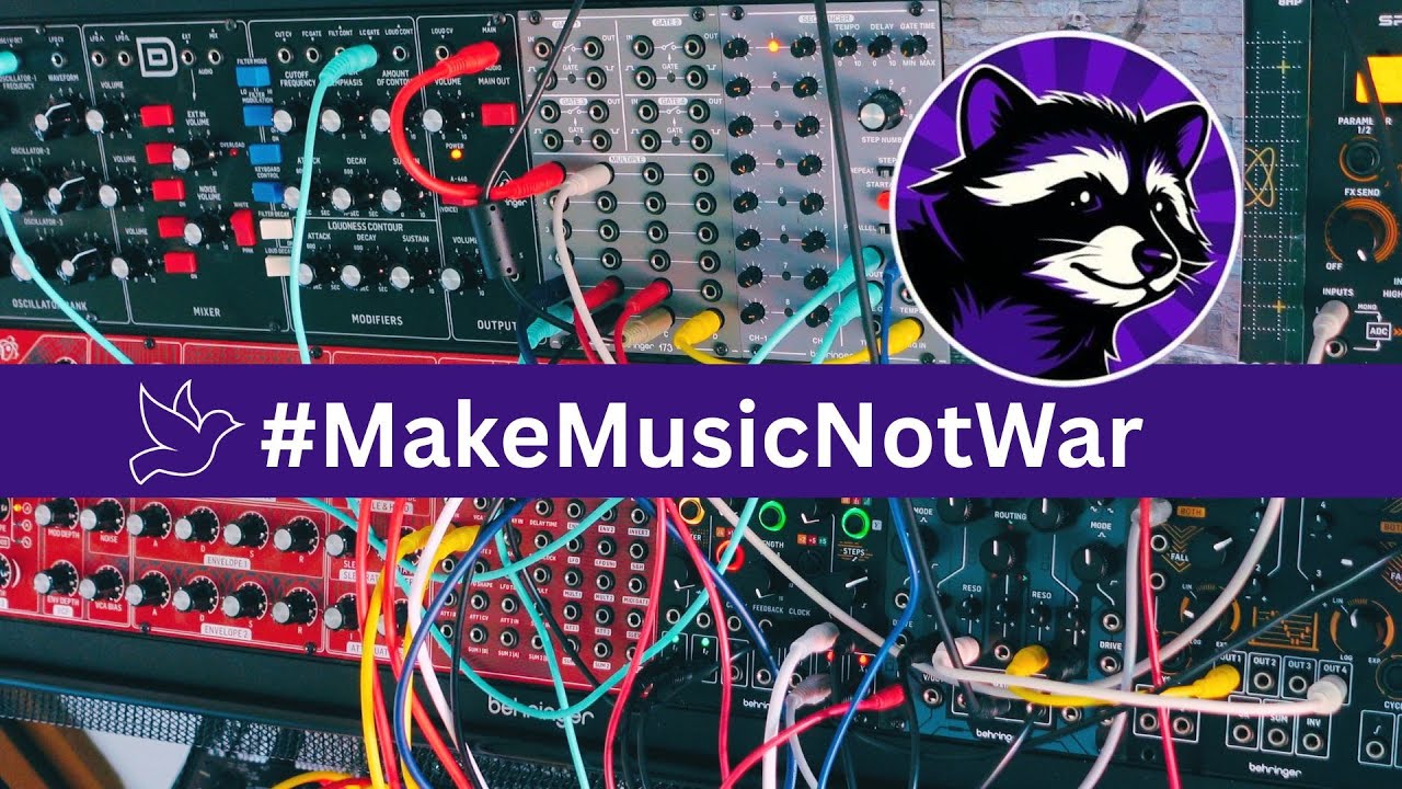 Make Music Not War - Modular free jam for freedom - YouTube