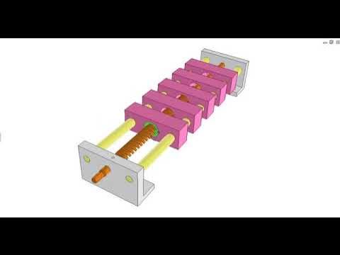 Linear deploying objects at equal distances - YouTube