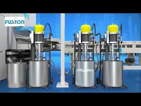 Automatic spray line with advanced cleaning systems - YouTube