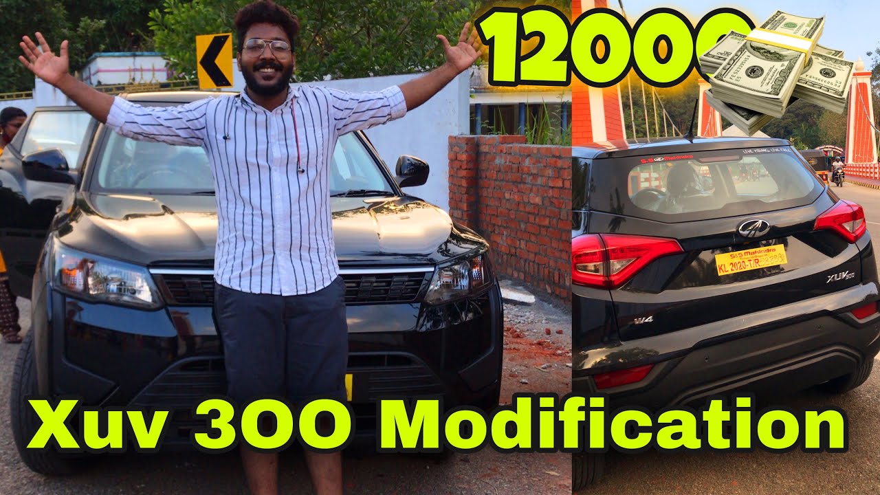 പുതിയ Car modification ചെയ്തപ്പോൾ🔥🖤 | XUV 300 Modification | Dr.Mallu ...