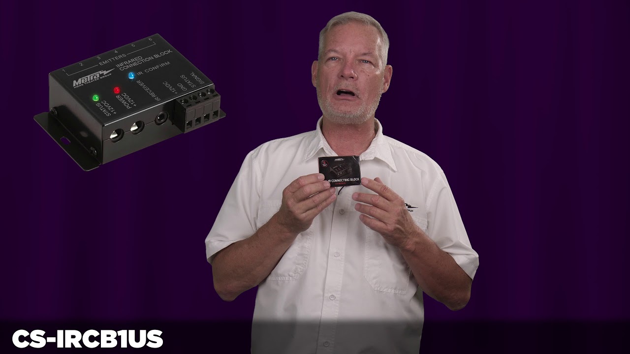 IR Connecting Block (CS-IRCB1US) - by Metra Home Theater Group - YouTube