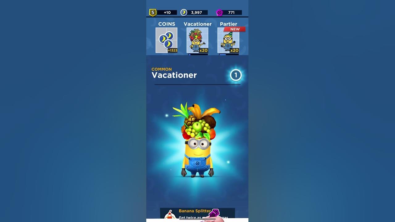 Unlocking Vacationer Minion Rush Youtube