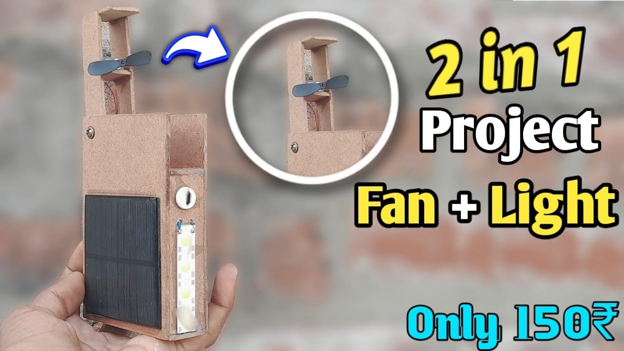 How To Make Rechargeable Fan At Home Kripansh Experiment 2 In 1 How To Make Rechargeable Fan At Home Kripansh Experiment 2 In 1
