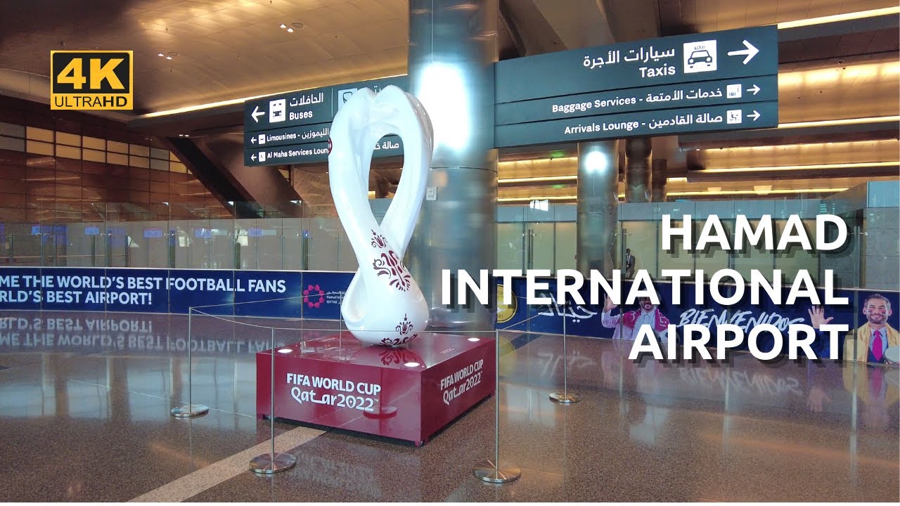 Hamad International Airport Arrival | FIFA World Cup 2022 | Walking ...