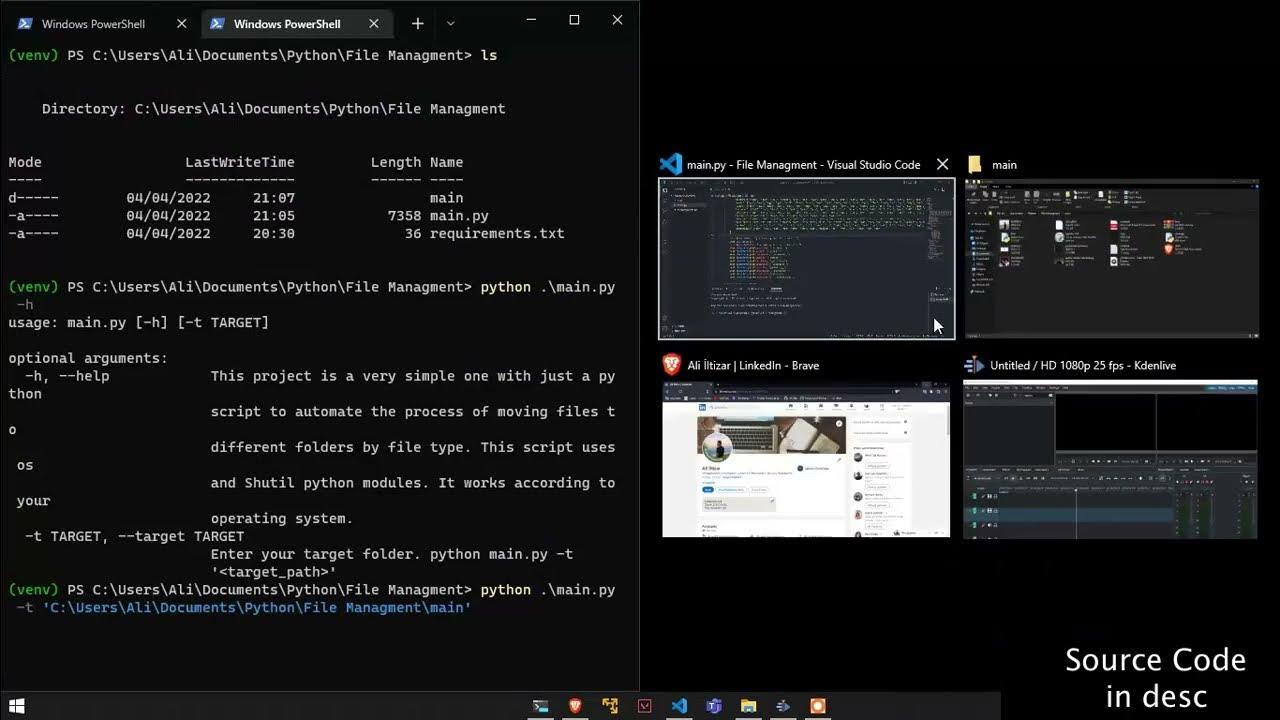 Python File Management [source Code] - Youtube