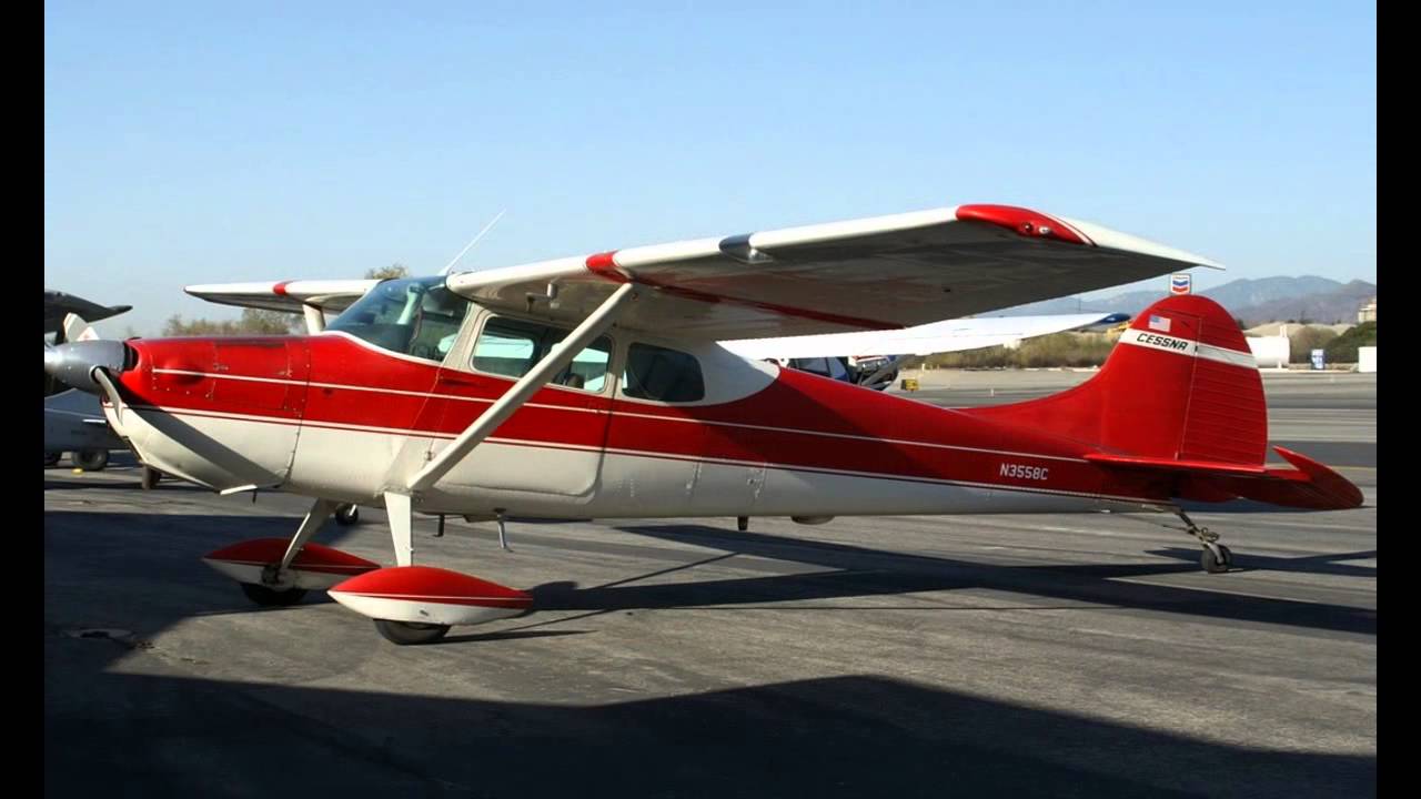 1952 Cessna 195 B Businessliner - YouTube