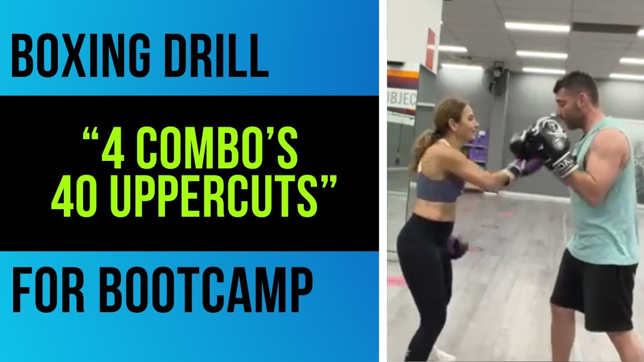 Boxing Drill for Bootcamp: “4 combo’s: 40 uppercuts” #shorts - YouTube