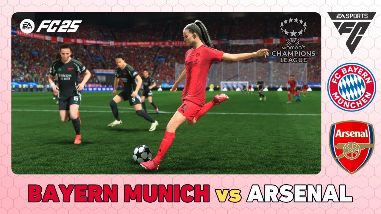 BAYERN MUNICH vs ARSENAL - UEFA Women's Champions League 2024/25 - EA ...
