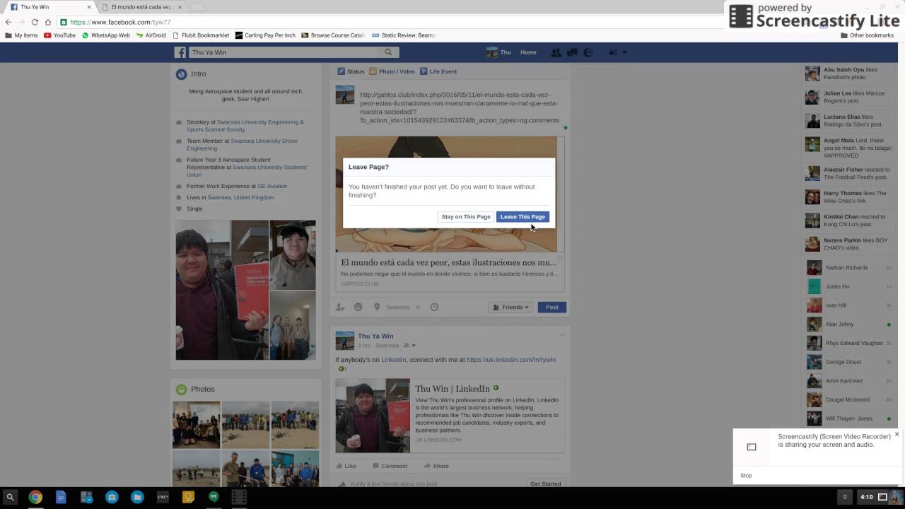 Facebook like jacking - YouTube