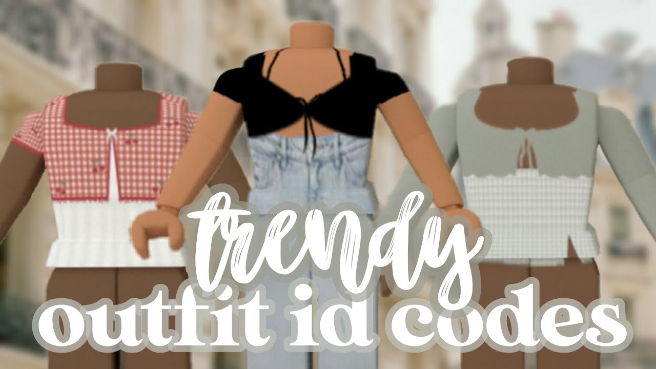 trendy outfit id codes *w/ links! 🌴 - YouTube