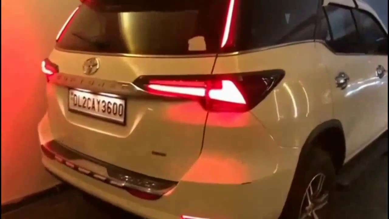 Toyota Fortuner Modified Matrix Style Aftermarket Tail Lights - YouTube