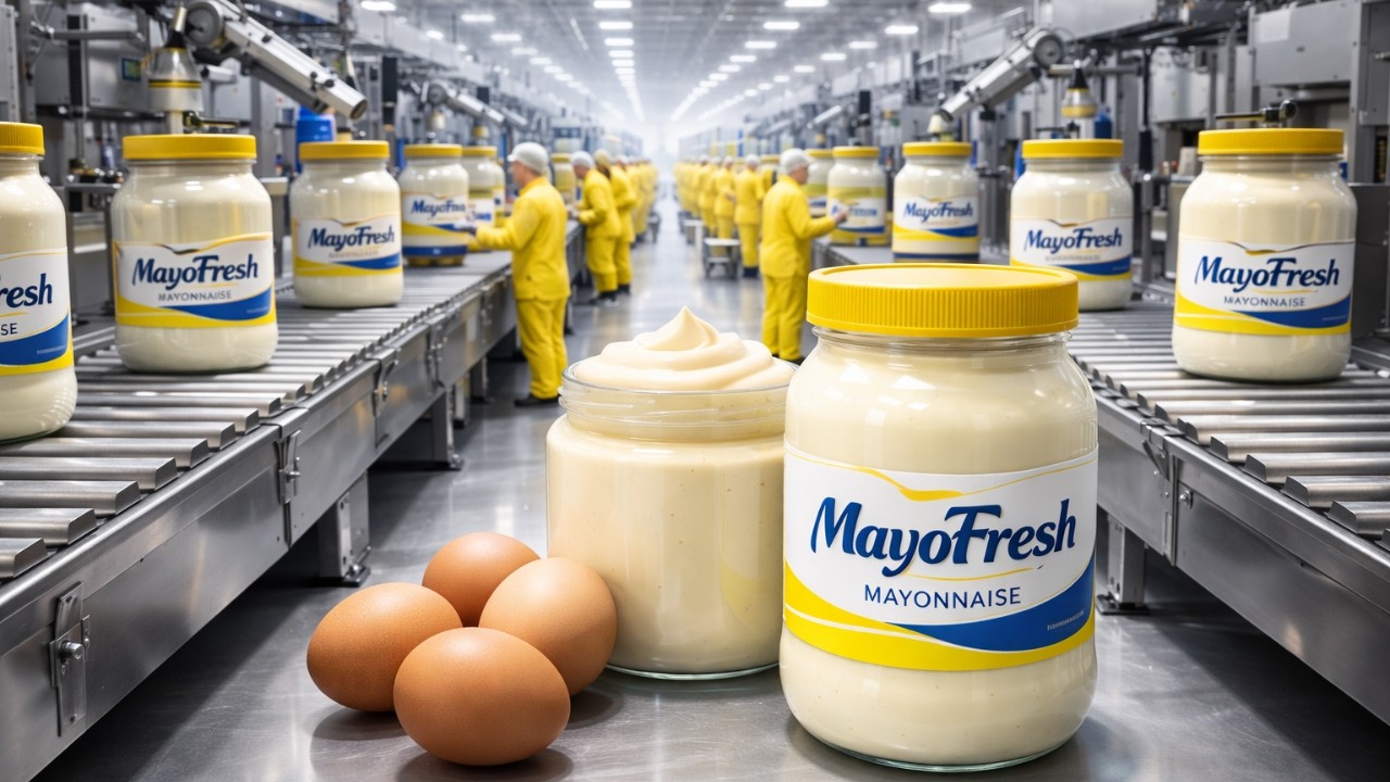 Watch How Mayonnaise is Made: The Full Industrial Manufacturing Process ...
