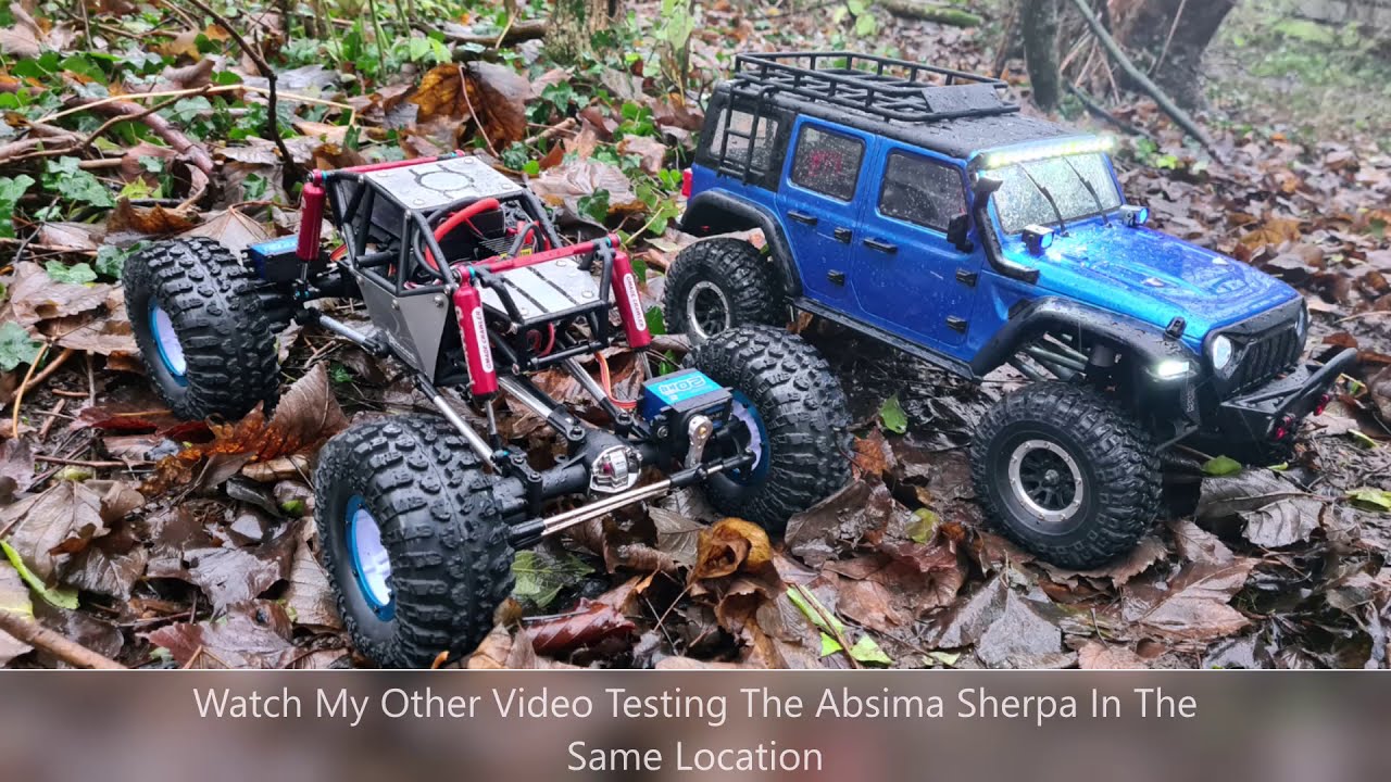 Gmade R1 rear steering rock crawler with inflatable tyres goes off-road ...