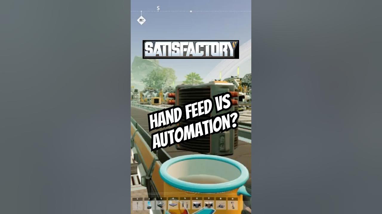 Do You Hand Feed or Automate Space Elevator Project Assembly Parts in Satisfactory? #shorts #fyp ...