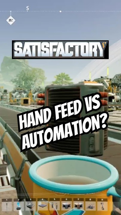 Do You Hand Feed or Automate Space Elevator Project Assembly Parts in Satisfactory? #shorts #fyp ...