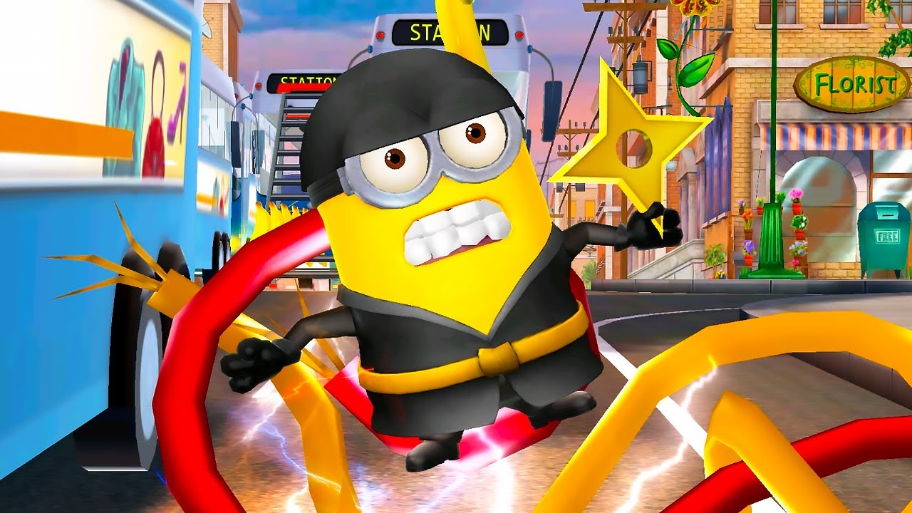 Ninja Minion, Downtown Map and Slide under obstacles Mission in lvl 399 ...