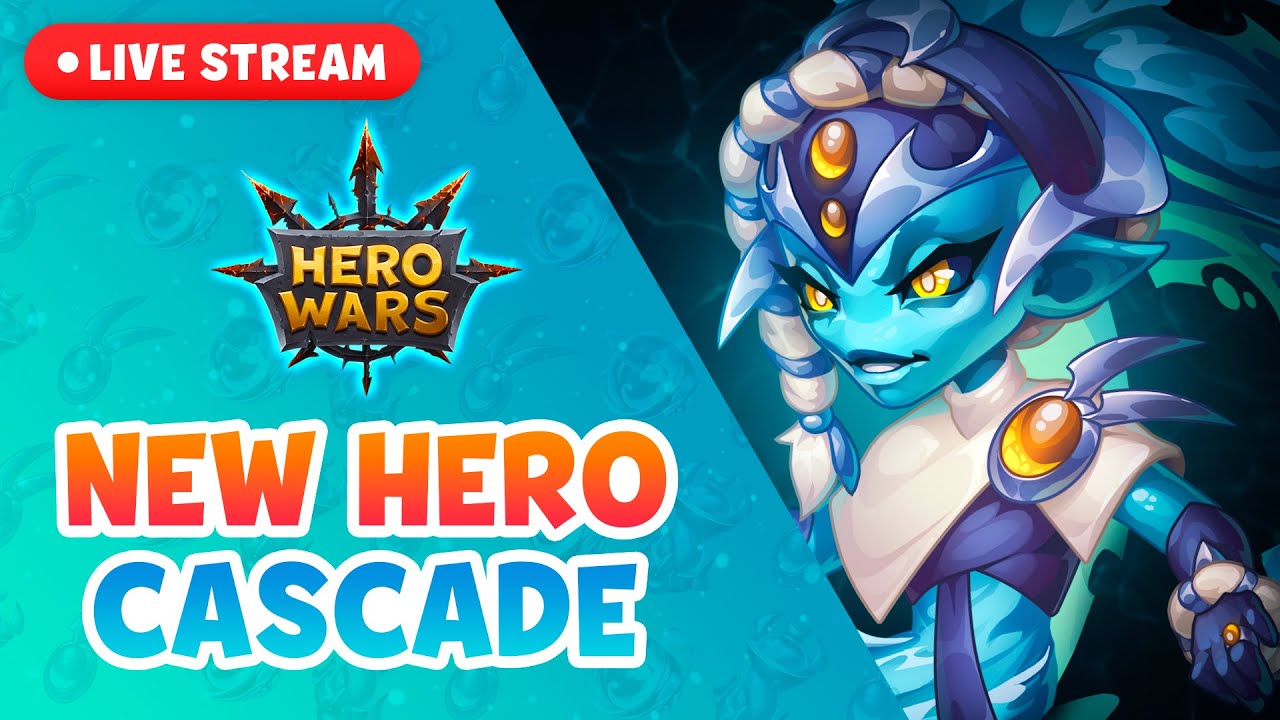 Live Stream — Meet New Hero Cascade + Giveaway | Hero Wars Mobile - YouTube