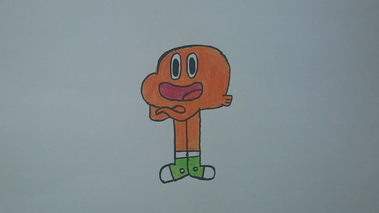 Comment dessiner drawin /rayan art/ how to draw darwin - YouTube
