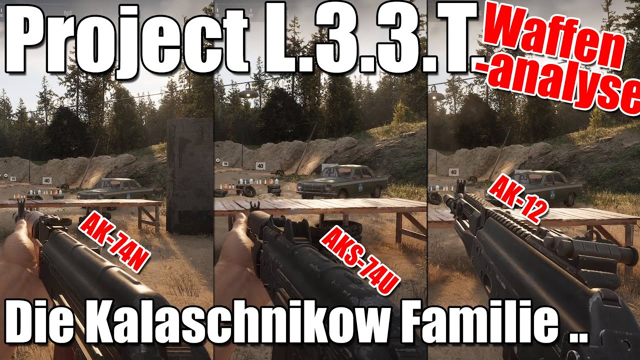 Die Waffen von Project L33T「Playtest」Teil 2 - YouTube