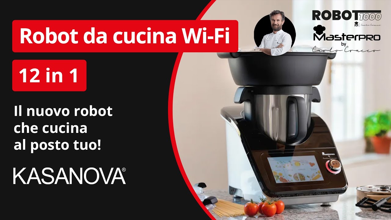 Robot da cucina Wi-Fi 12 in Masterpro by Carlo Cracco - YouTube