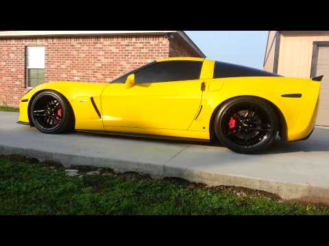 Velocity Yellow C6 Z06 walkaround! - YouTube