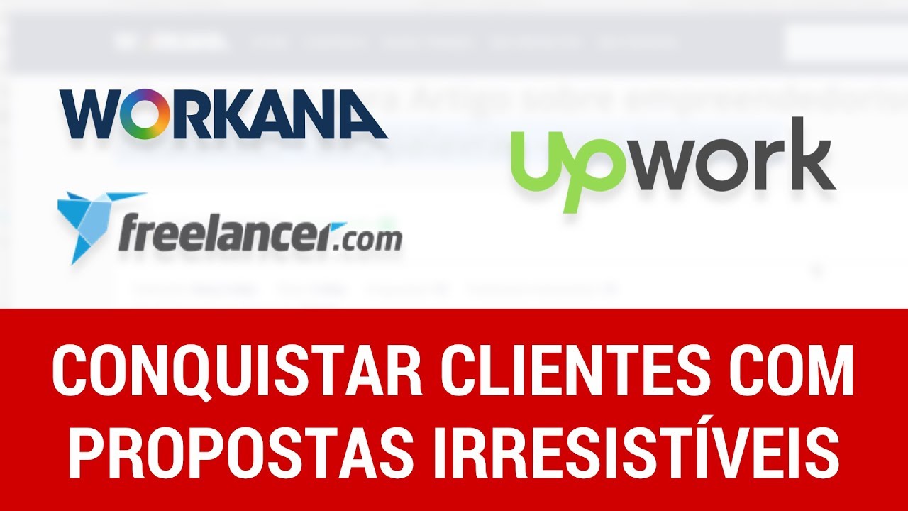 Propostas no Workana. ISSO foi o que eu recebi... | Freelancer Academy - YouTube