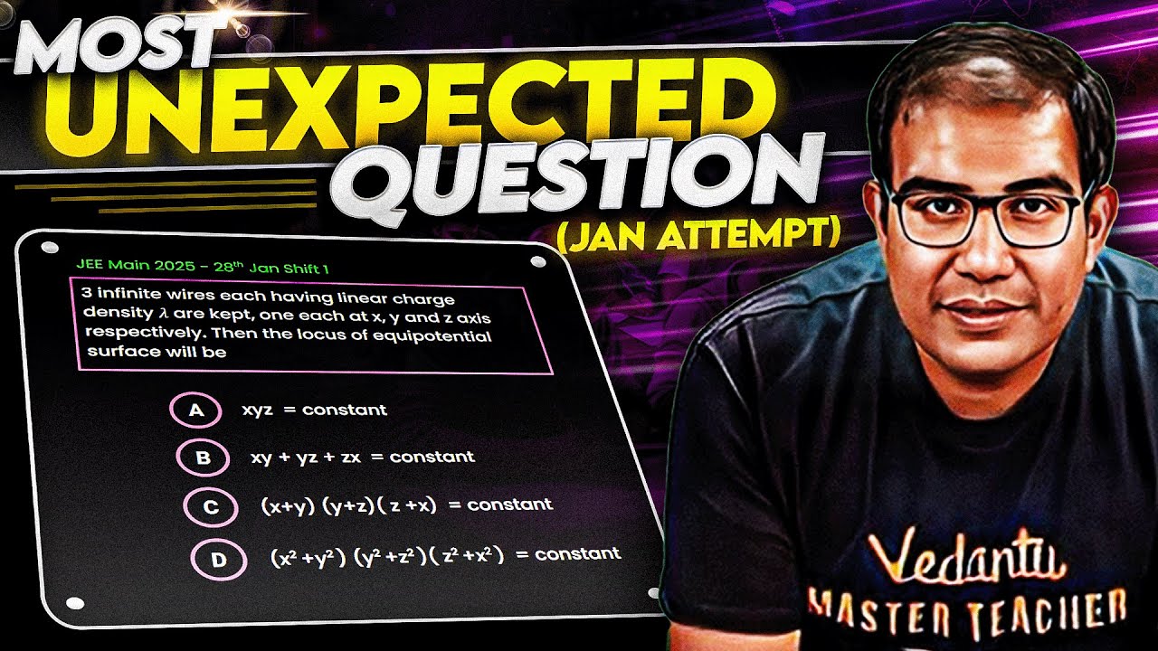 JEE 2025 | TOUGHEST Question of Physics in Jan Attempt😱 | Vinay Shur ...