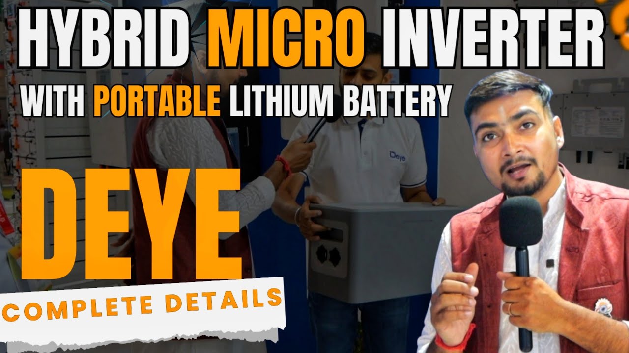 DEYE HYBRID MICRO INVERTER WITH LITHIUM BATTERY LAUNCHED | COMPLETE ...