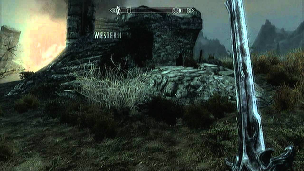 The Elder Scrolls V: Skyrim / Walkthrough - Part 9 - First Dragon Fight ...