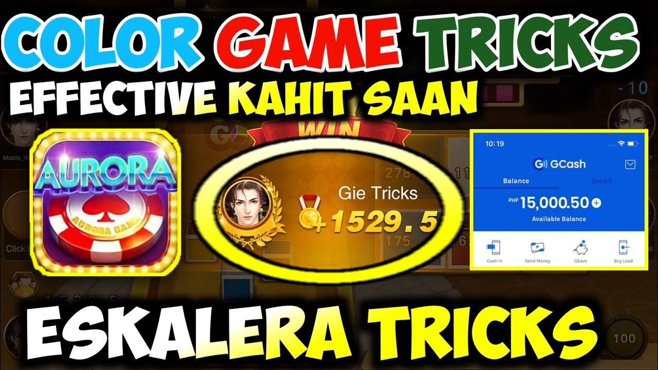 AURORA GAME! COLOR GAME TRICKS PAANO MANALO SA COLOR GAME - YouTube