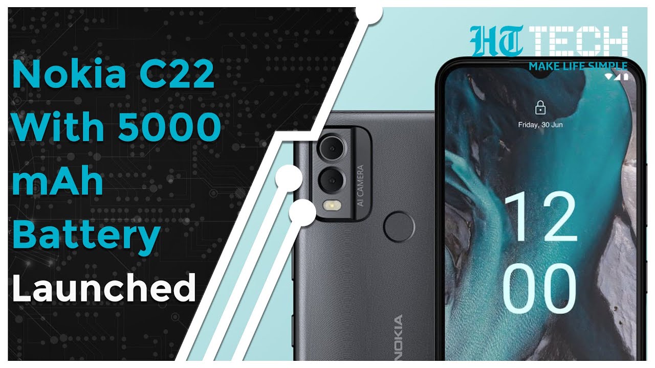 Nokia C22 with 5000 mAh battery launched | Features , Specs , Price ...