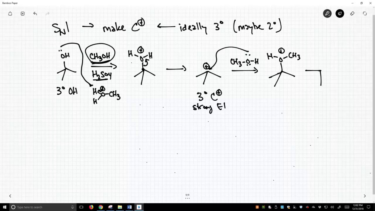 Acid Catalyzed Ether Synthesis