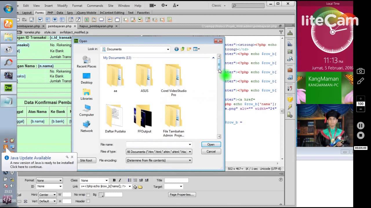 Projek Web Cara Membuat Data Laporan Pengiriman Pada Halaman Admin Web ...