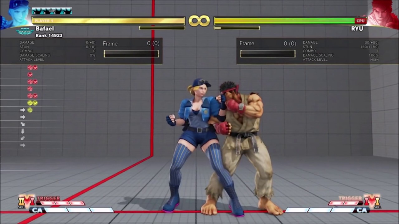 SFV: V-Skill 2 - Lucia - YouTube
